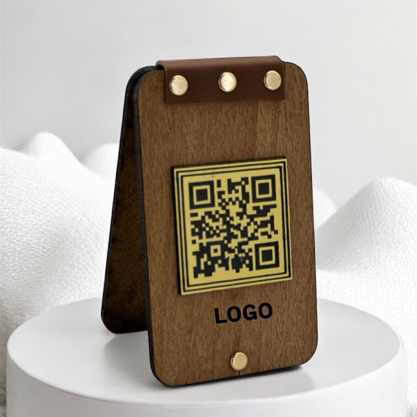 Teug Solid & Leather QR Code Menu – Freya.ei